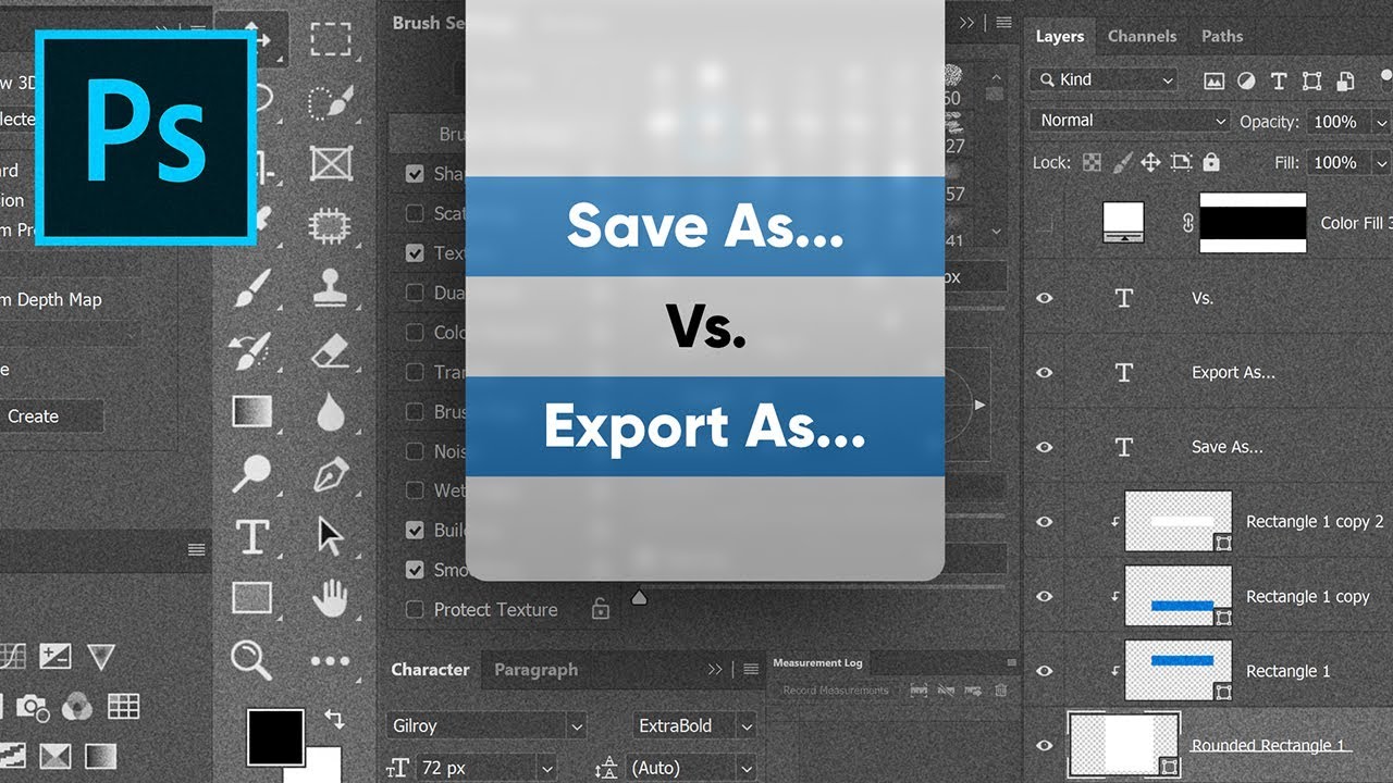 Difference Between "Save As" & "Export As" in Photoshop! - Dezign Ark