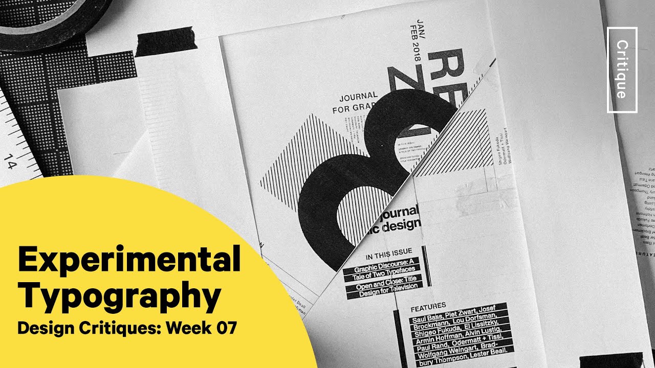 Experimental Typography Design Critique Wk 07 Dezign Ark