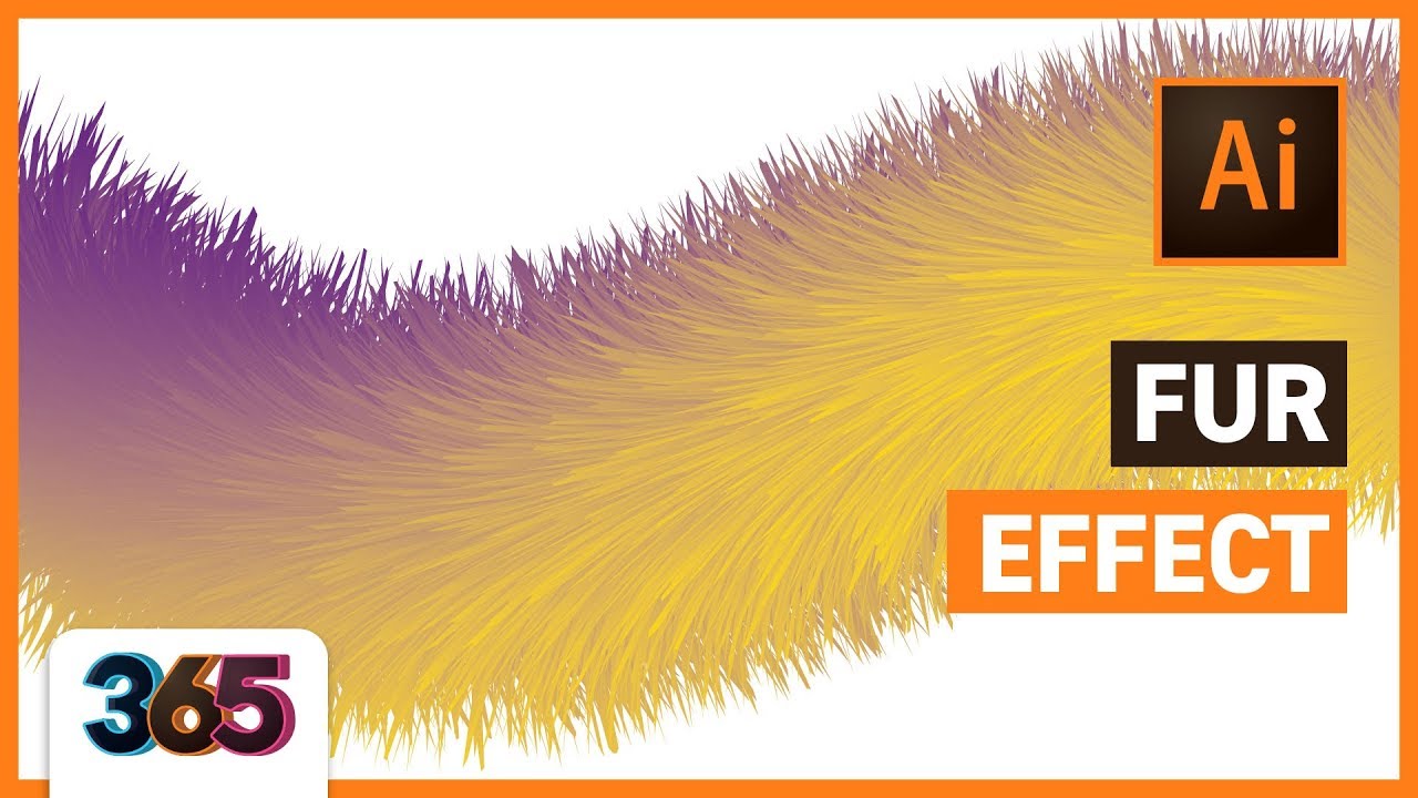 Fur Effect Illustrator Cc Tutorial 302 365 Dezign Ark