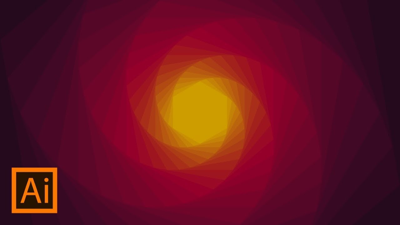 Geometric Gradation Background Adobe Illustrator Tutorial Dezign Ark