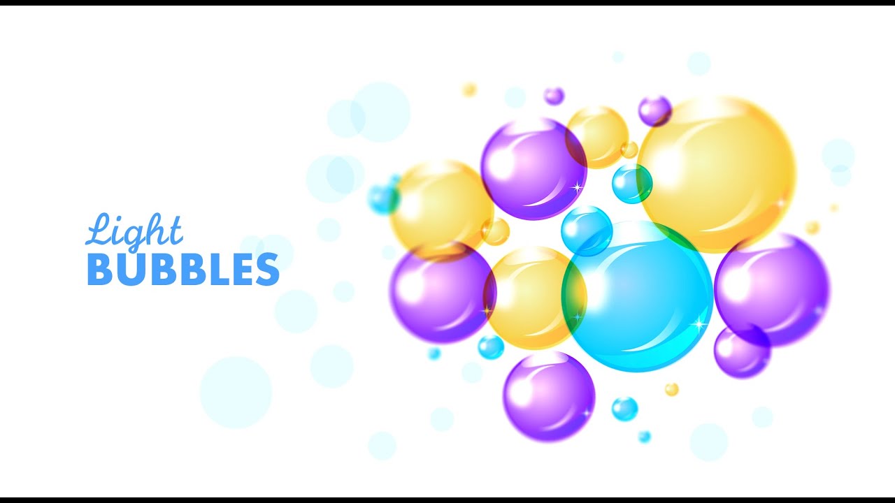 Graphic design - Adobe Illustrator/Photoshop - Light bubbles - Dezign Ark