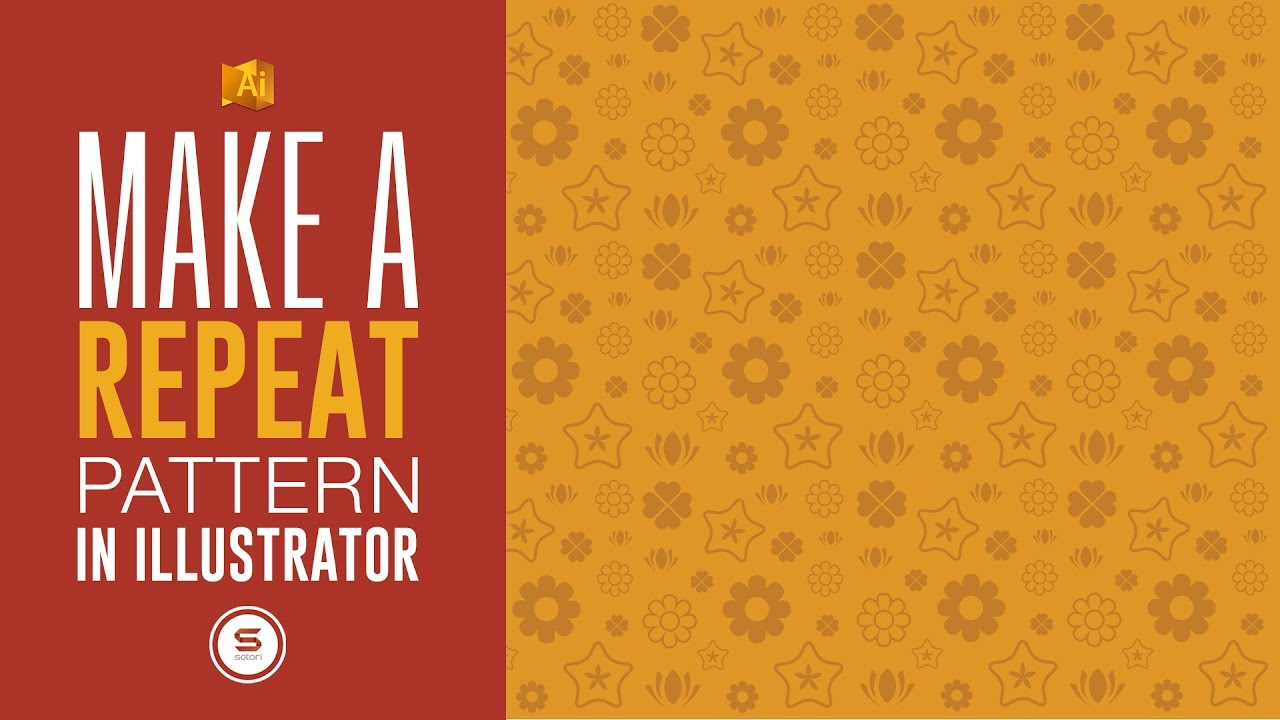 How To Make A Repeat Pattern In Illustrator Illustrator Tutorial