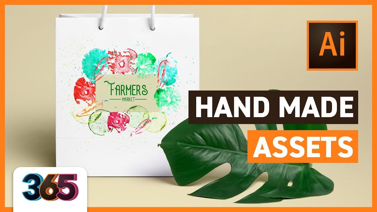 Hand-made Assets in Illustrator CC | tips & time-lapse #24/365 Days of ...