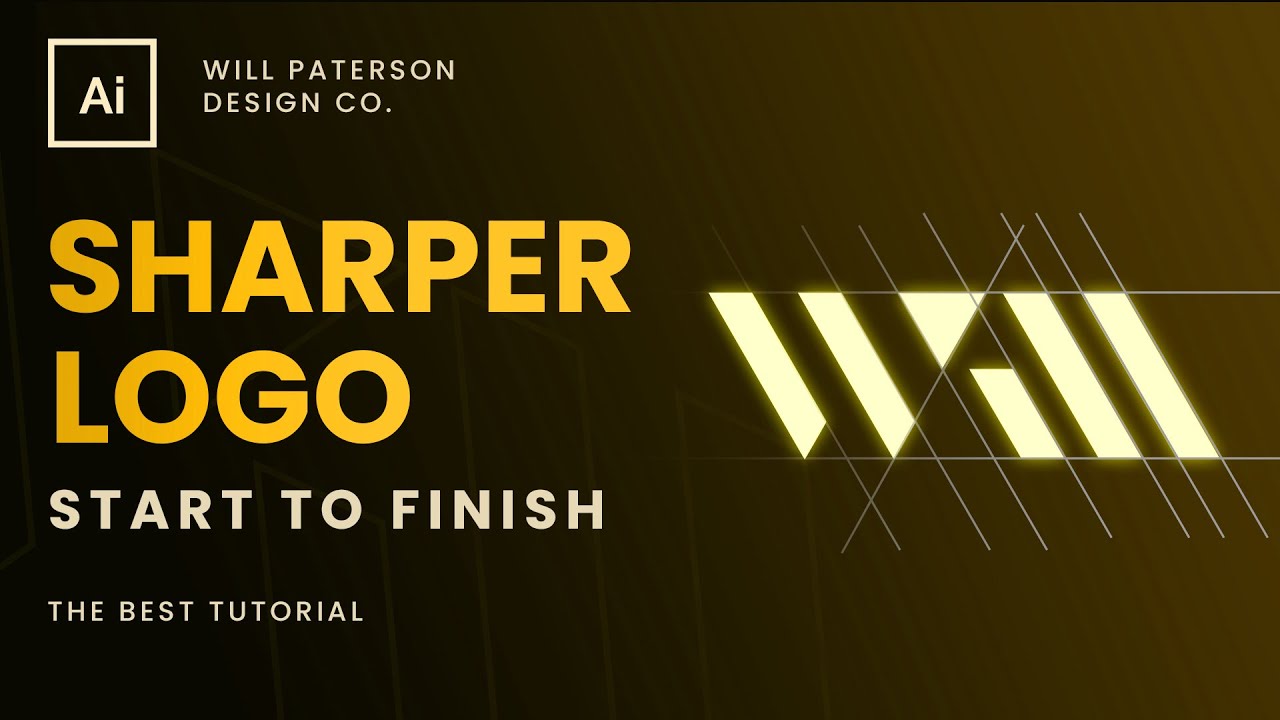 How To Design A Modern Sharp Logo Ep 4 🤓 - Dezign Ark