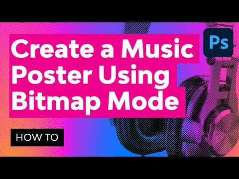 How to Create a Music Poster Using Bitmap Mode in Photoshop - Dezign Ark