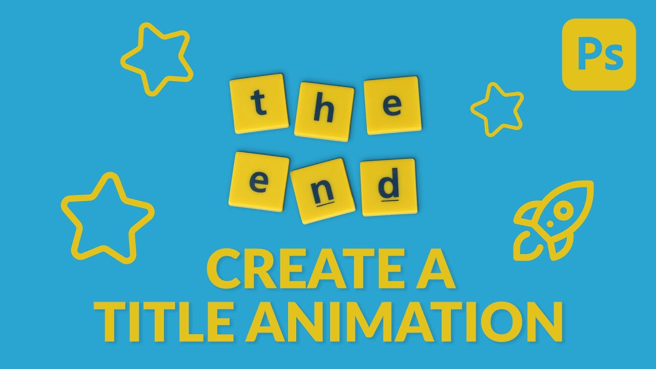 How to Create a Simple Title Animation in Photoshop - Dezign Ark