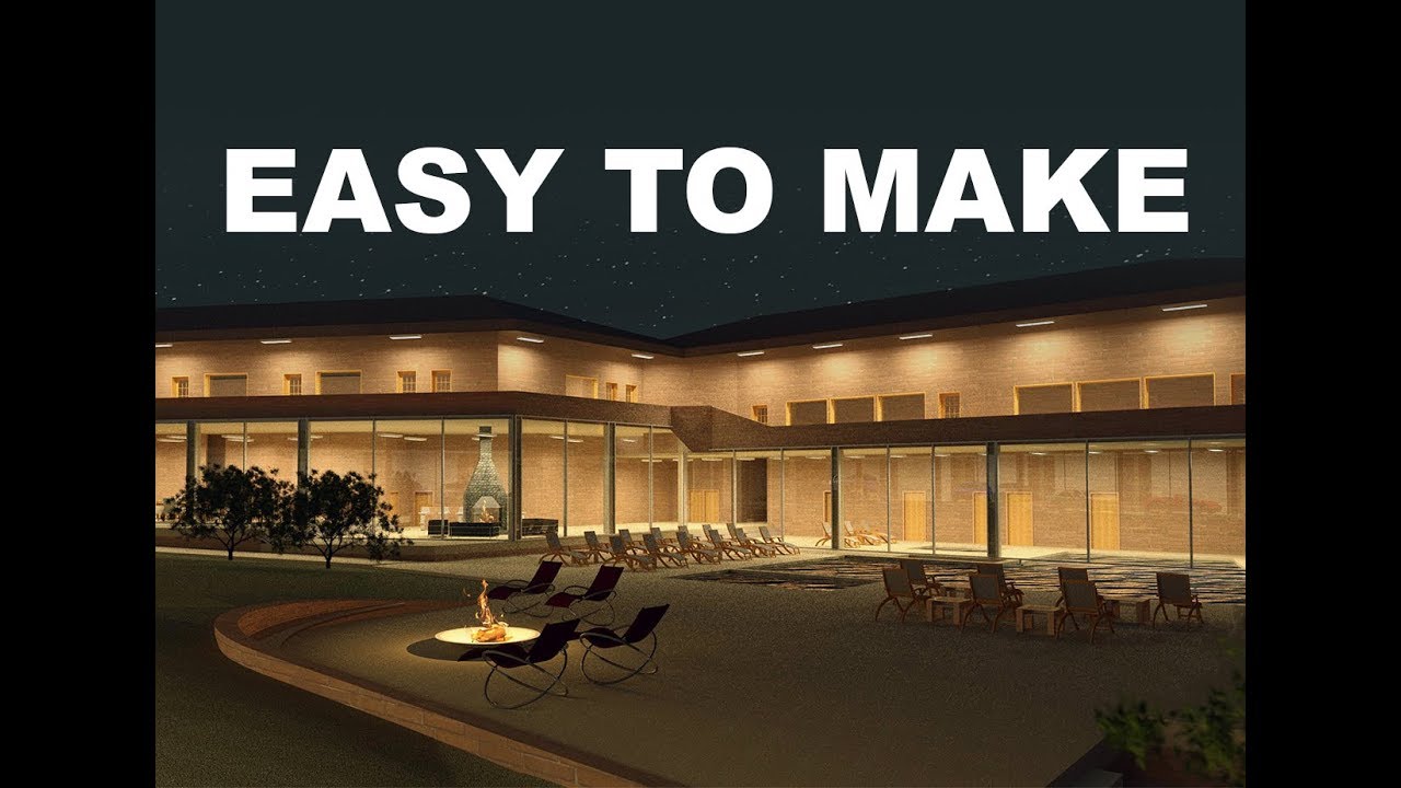 How to setup a Night Rendering in Revit - Dezign Ark