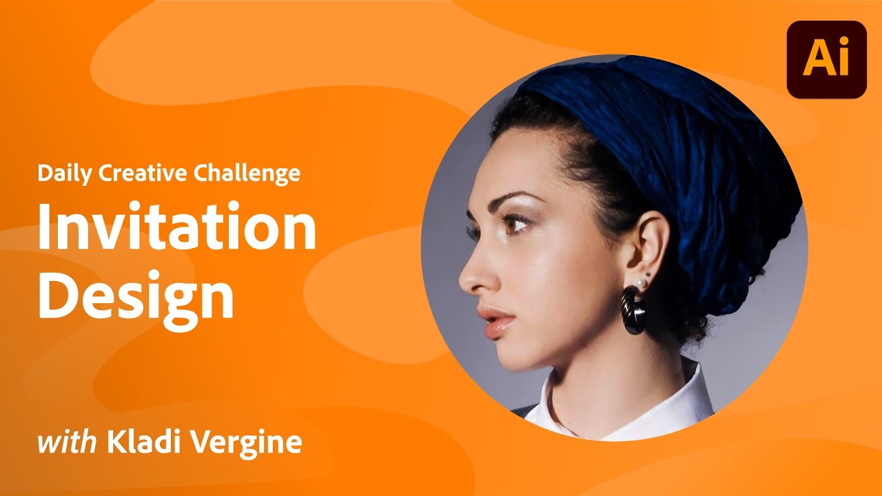 Illustrator Daily Creative Challenge - Invitation Design - Dezign Ark
