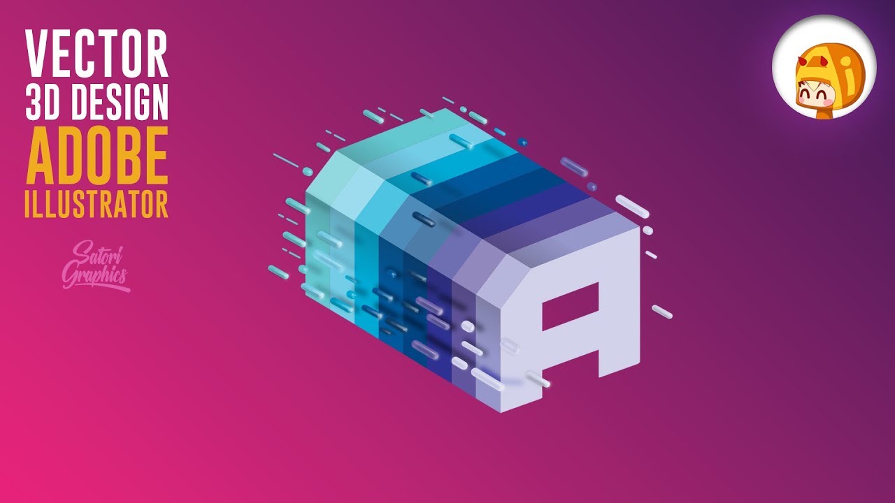 Illustrator Funky 3d Shape Tutorial Satori Graphics Dezign Ark