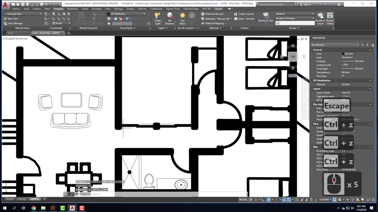 Lecture 121 - Modelspace and Paperspace (Virtual) - Dezign Ark