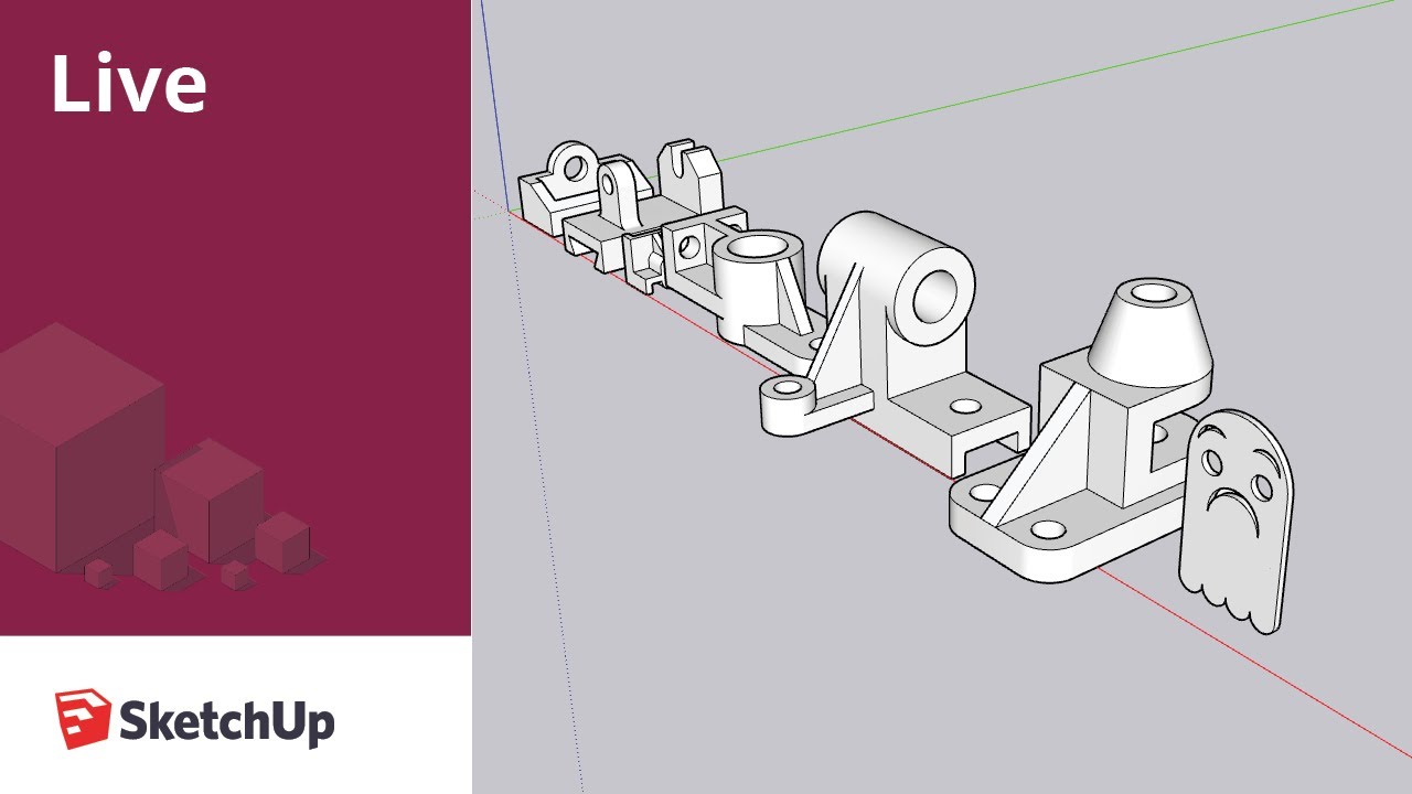 Live Modeling Machine Parts in SketchUp! - Dezign Ark