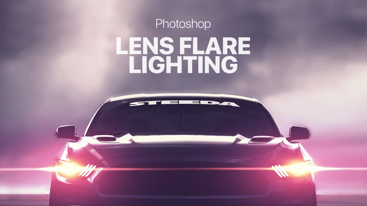 Photoshop REALISTIC Lighting & Lens Flares! #Freebie - Dezign Ark