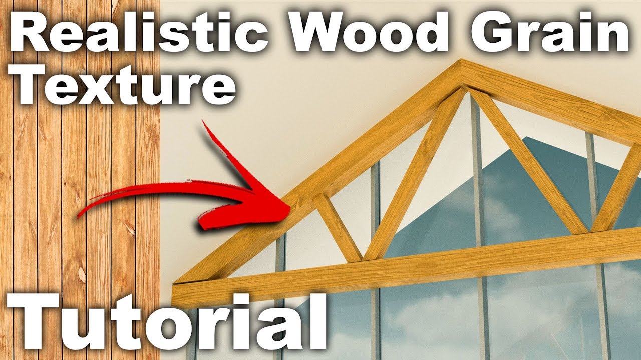 Realistic Wood Grain in Rendering with Photoshop Tutorial - Dezign Ark