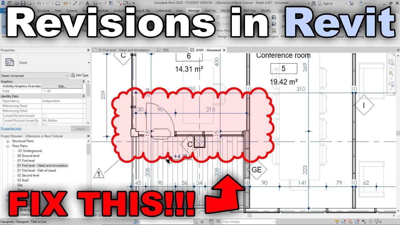 Revisions in Revit Tutorial - Dezign Ark