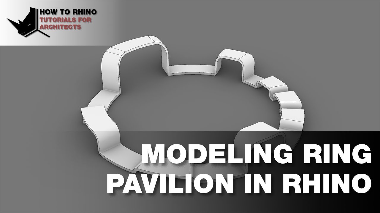 Rhino Architecture Modeling Rounds Pavilion - Dezign Ark