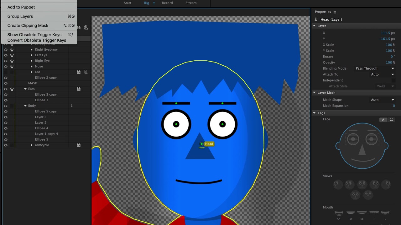 Rigging Enhancements in Character Animator (October 2017) | Adobe ...