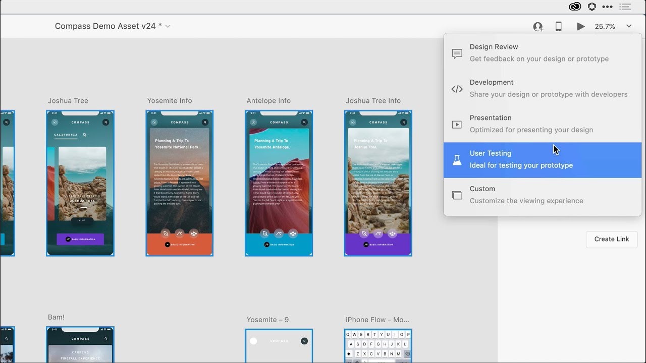Share Mode – Adobe XD November Release 2019 | Adobe Creative Cloud ...