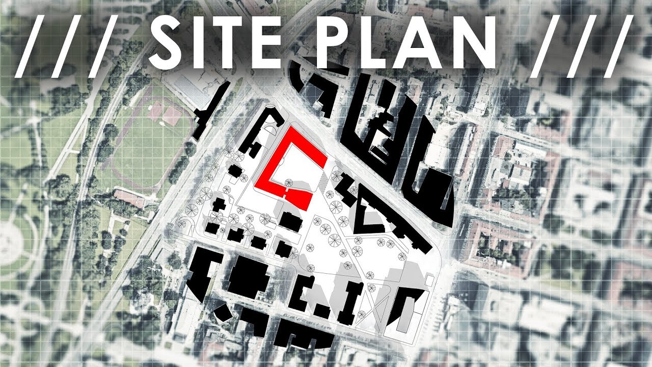 Site Plan Tutorial in Photoshop (Architectural Competition 2of5 ...