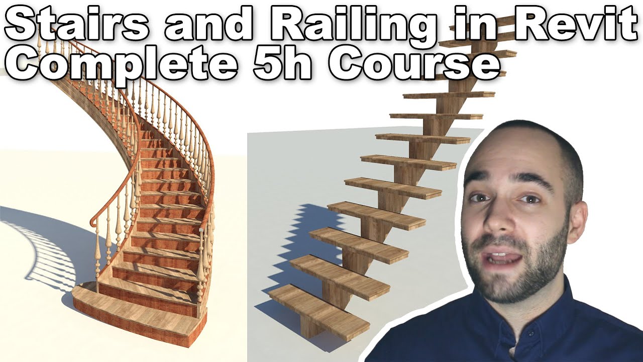 Stairs and Railing in Revit 5h Course - Dezign Ark