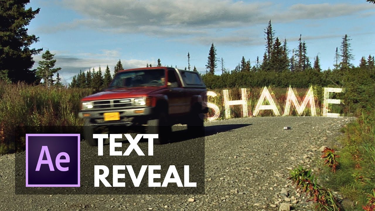 Swipe-to-Reveal Text Effect in After Effects (Animated Mask Reveal ...