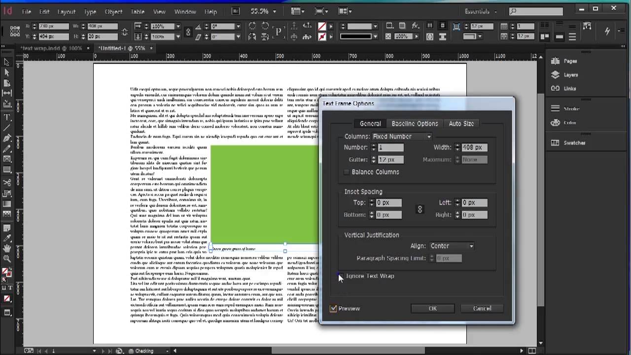 Text Wrap InDesign CC Tutorial 16 20 Dezign Ark