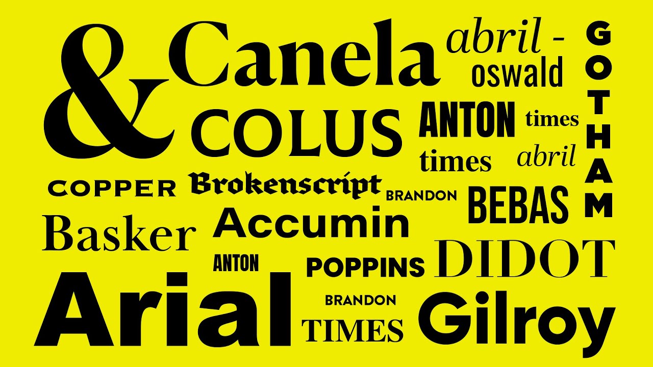 Top 4 Of My Favourite Fonts in 2020 💥 - Dezign Ark