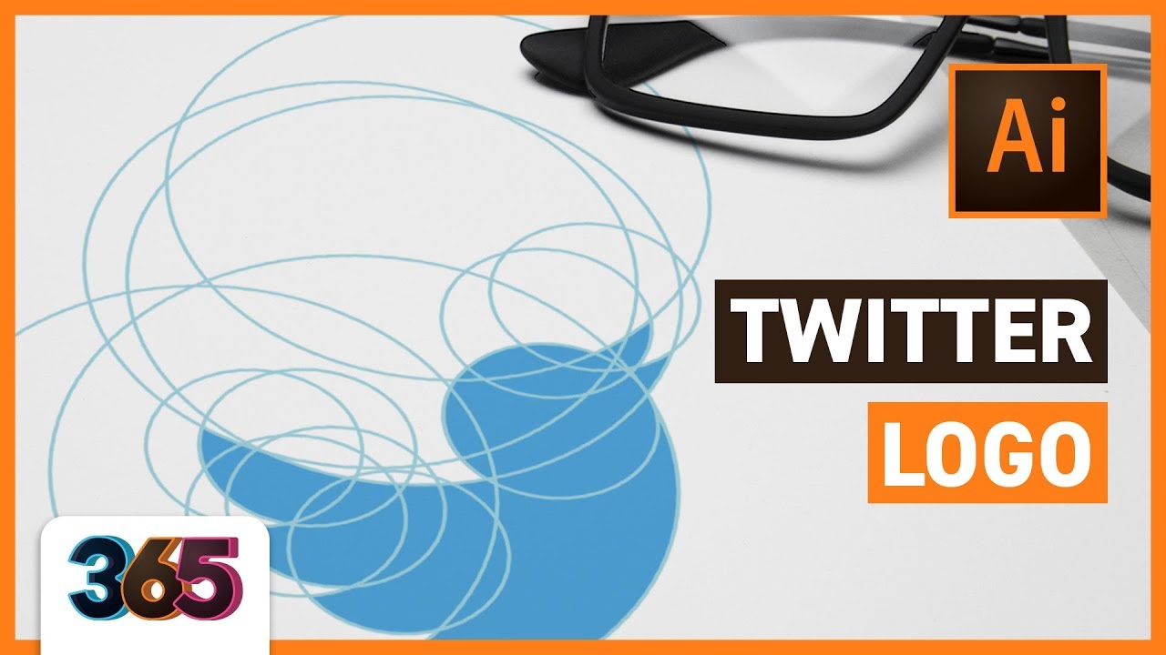 Twitter Logo | Illustrator CC Tutorial #290/365 - Dezign Ark