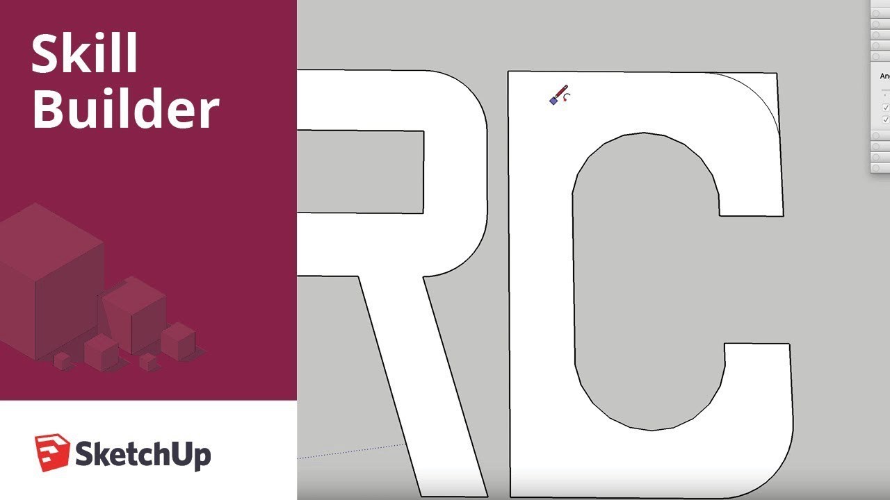 Using the Arc Tool to Create Arcs in SketchUp — Skill Builder - Dezign Ark