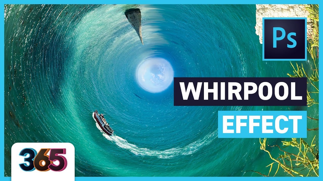 🌊 Whirlpool Effect | Photoshop Tutorial #180/365 - Dezign Ark