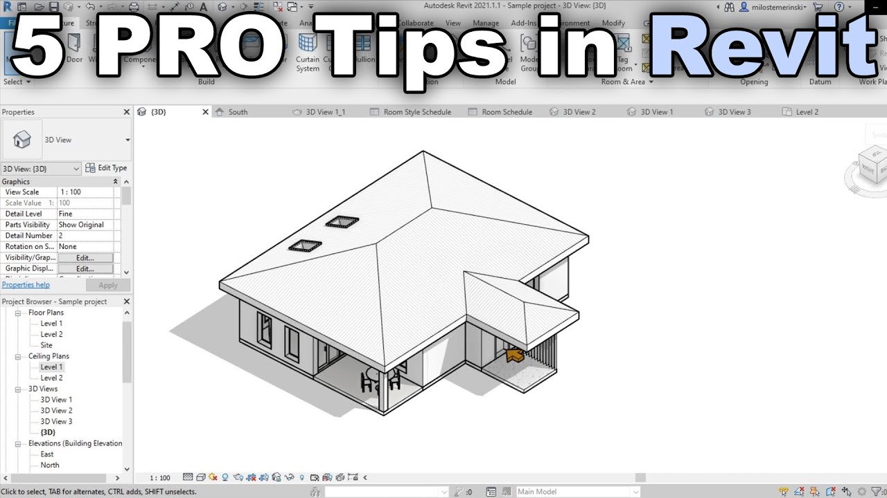 5 Pro Tips For Working in Revit Tutorial - Dezign Ark
