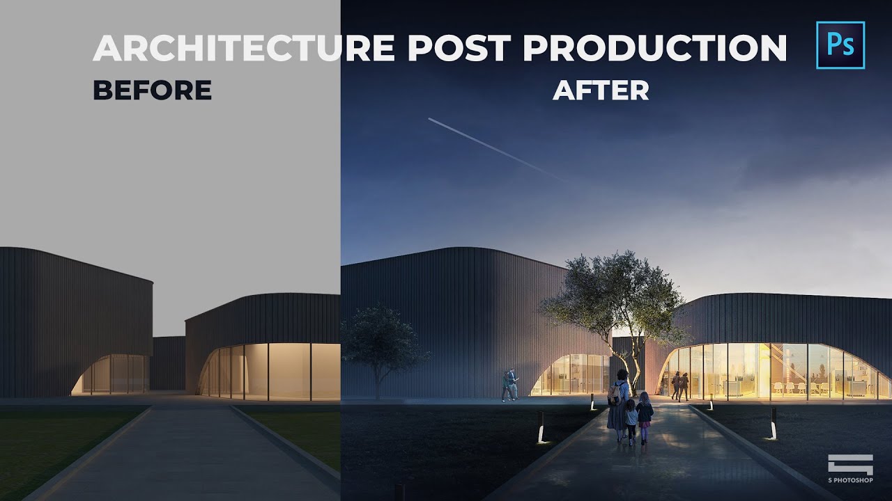 Architecture Post Production by Photoshop (Step by step) - Dezign Ark