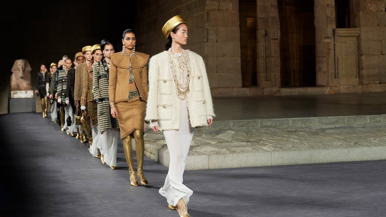 Chanel presents Egyptian-themed collection around The Met's Temple of ...