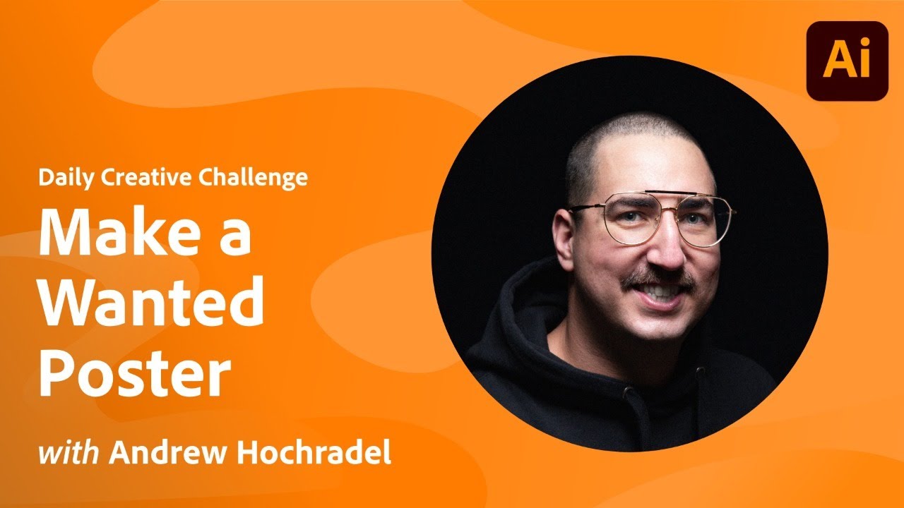 Illustrator Daily Creative Challenge - Make a Wanted Poster - Dezign Ark