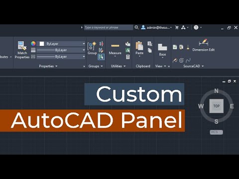 Making custom command panel in AutoCAD - Dezign Ark