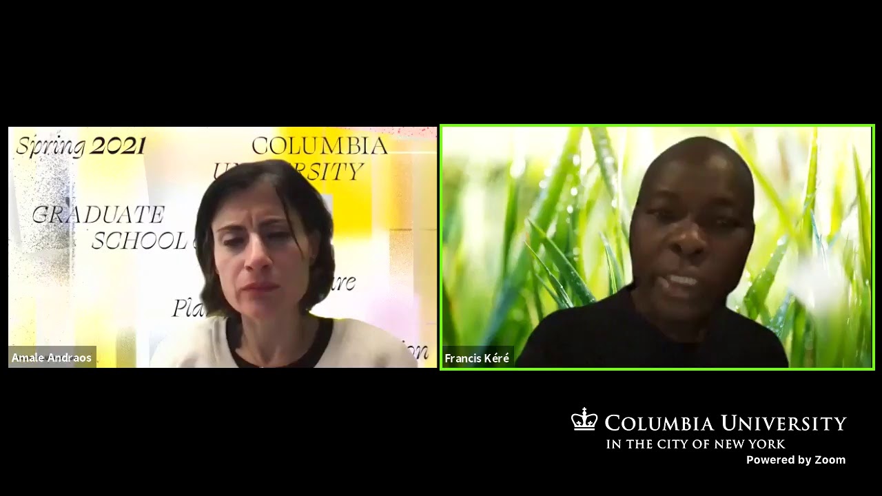 Columbia GSAPP Dean's Lecture Series: Francis Kéré - Dezign Ark