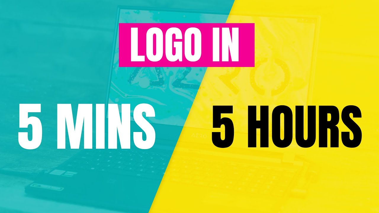 5 Minute Logo VS 5 HOUR LOGO (Weird Result) 🤯 - Dezign Ark