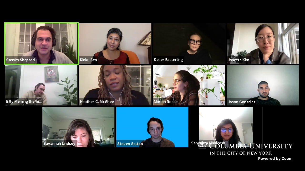 Columbia GSAPP Event Series: Narrative Change for the Green New Deal ...