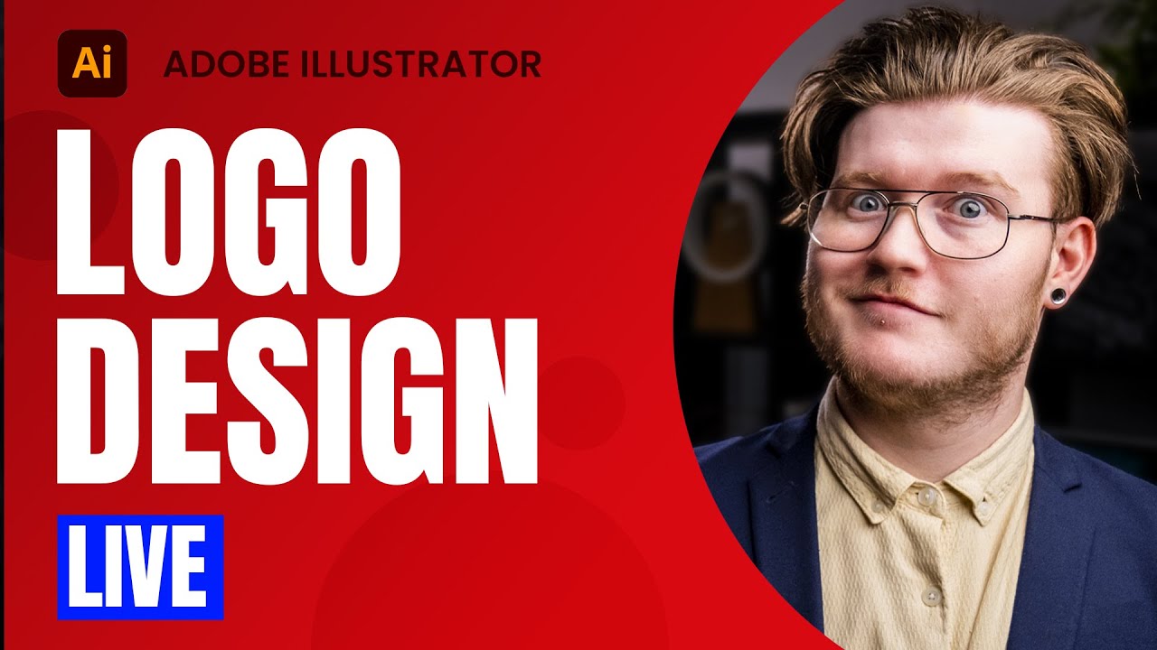 🔴 LIVE Logo Design in Adobe Illustrator - Dezign Ark