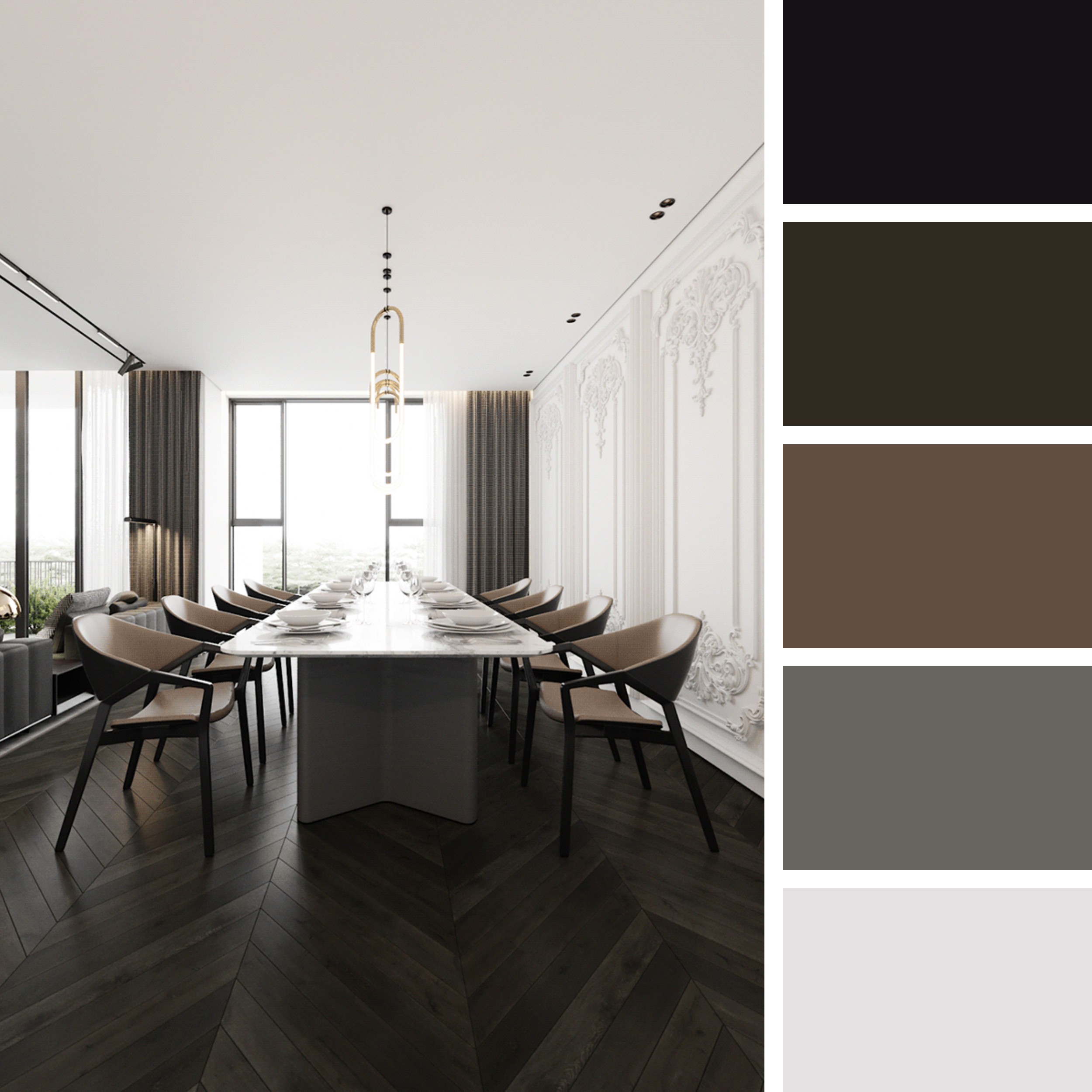 Ancora Apartment – Dining Room - Dezign Ark