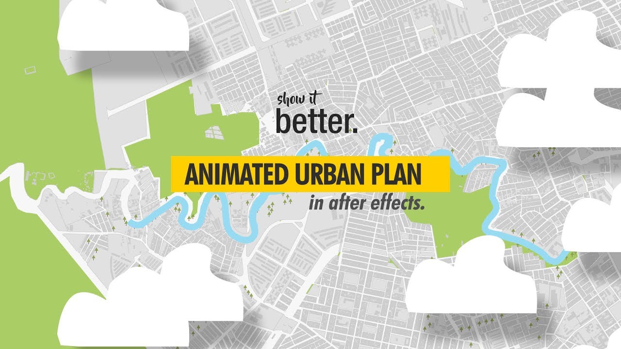 Animated Urban Plan in After Effects (level up your plan game for real ...