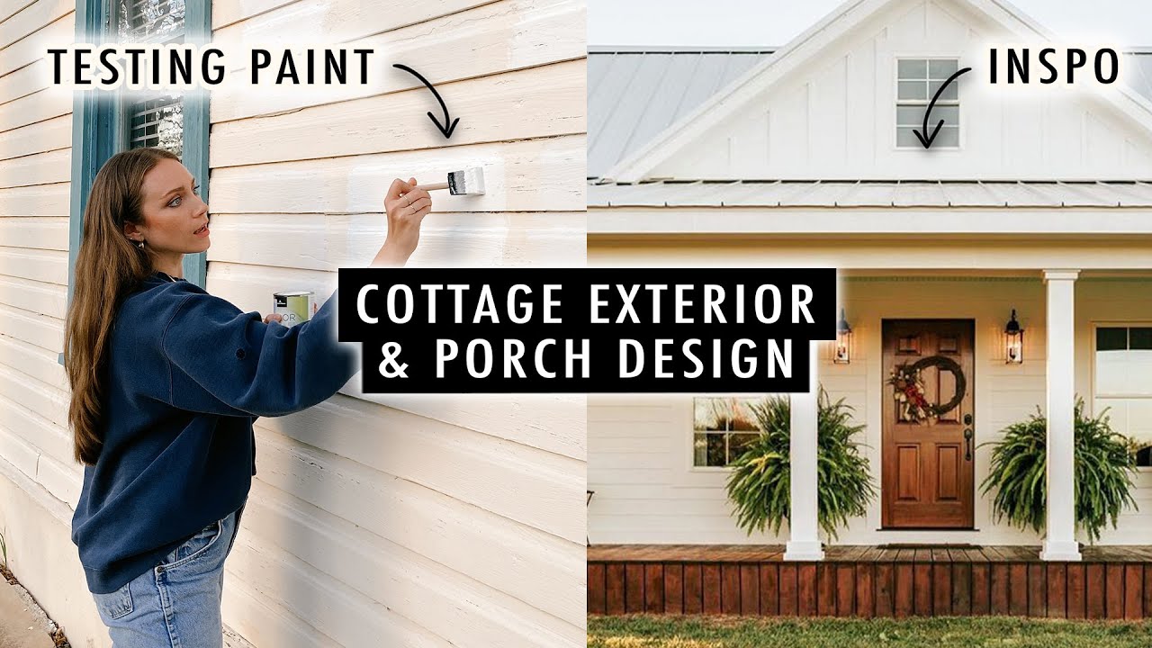 DESIGNING THE EXTERIOR: Testing Paints, Inspiration + MORE | Renovating ...