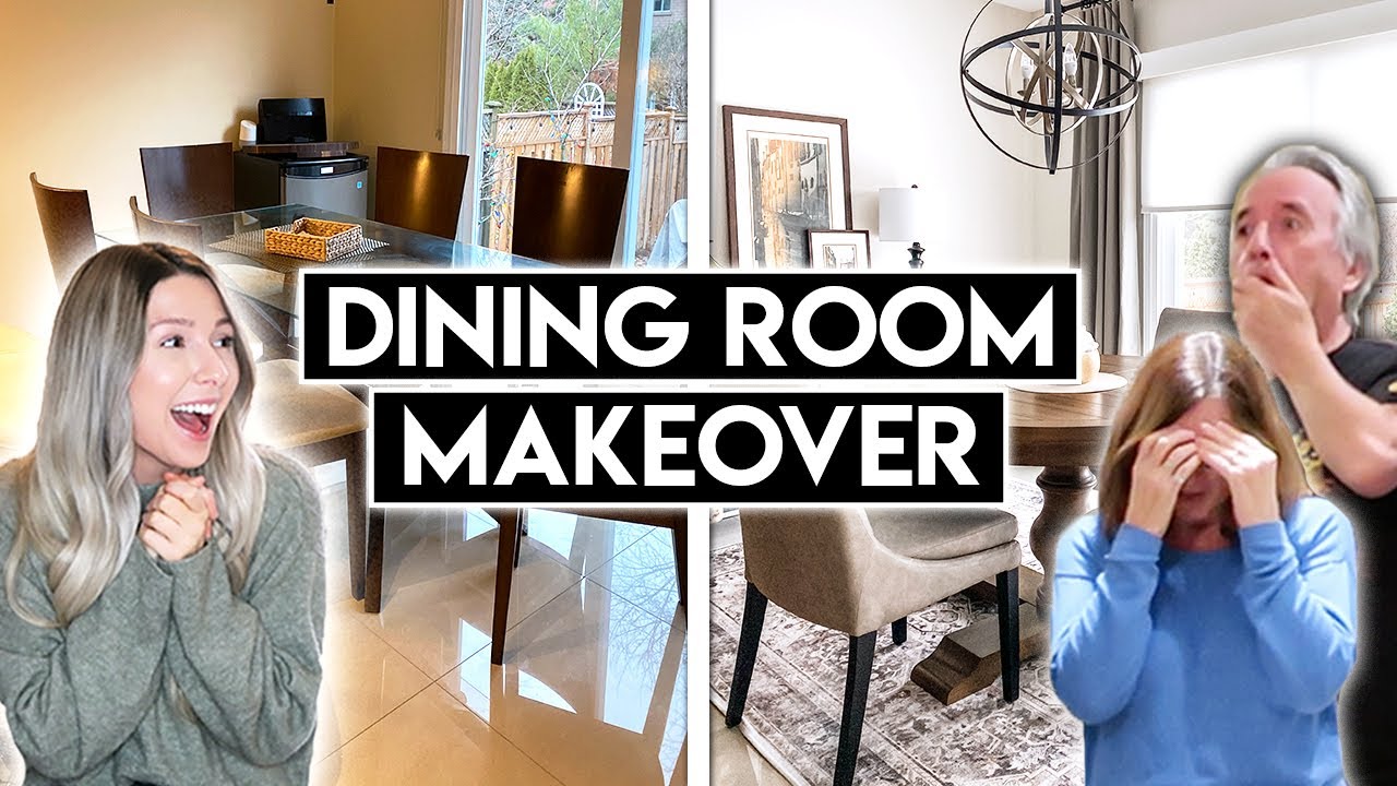 EXTREME DINING ROOM MAKEOVER | From Start To Finish + Serena Shades ...