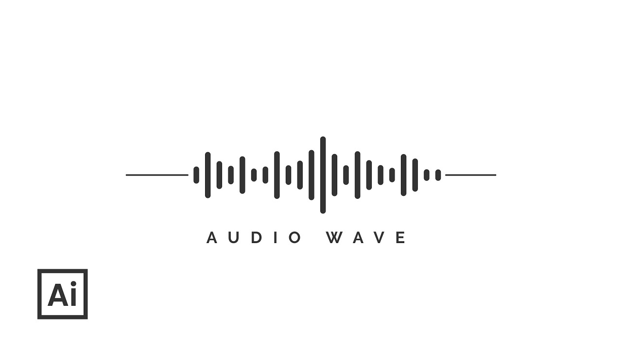How Create Simple Audio Wave in Illustrator - Dezign Ark