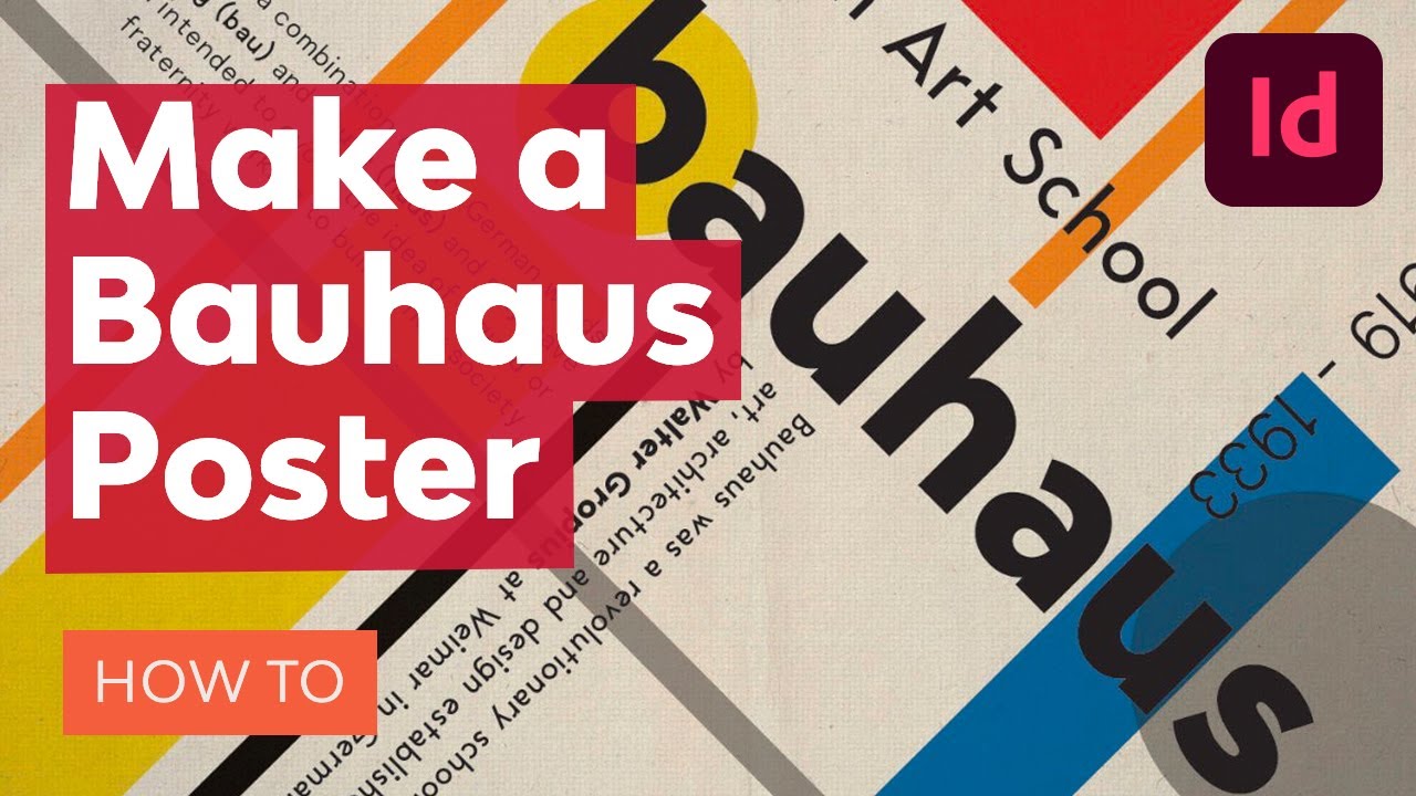 How to Create a Bauhaus Poster in Adobe InDesign - Dezign Ark