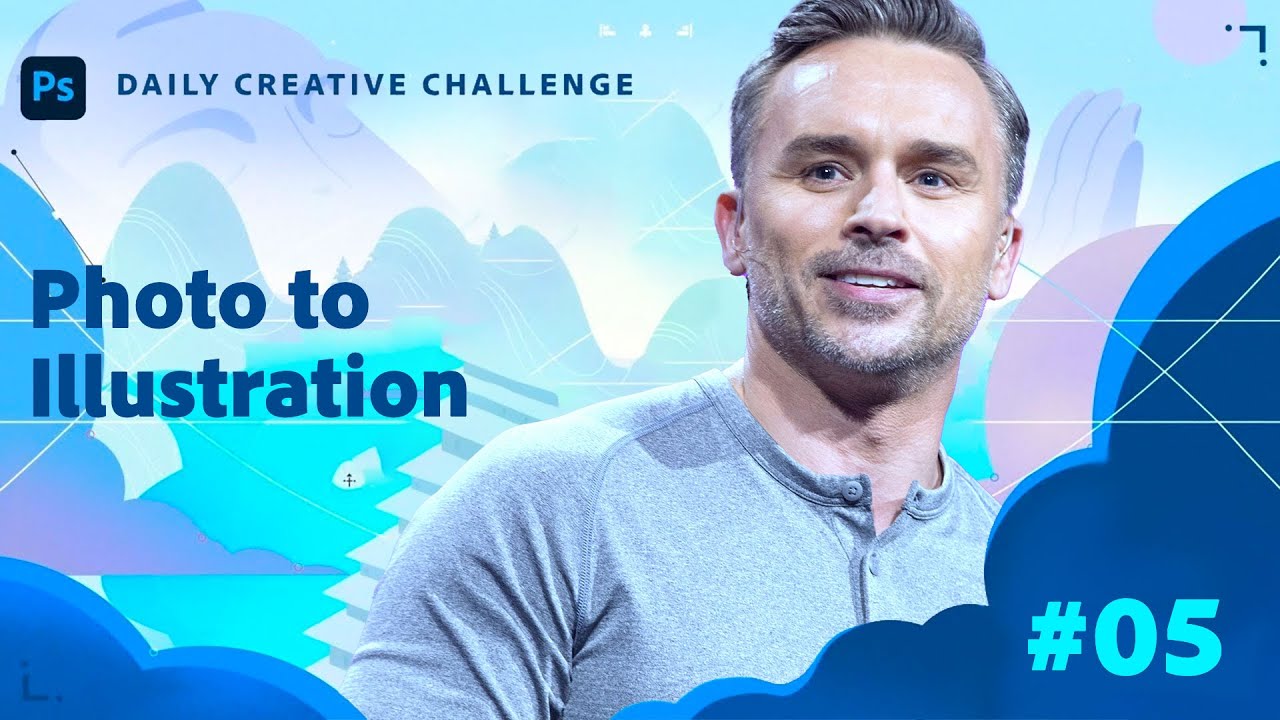 Photoshop Daily Creative Challenge - Photo to Illustration - Dezign Ark