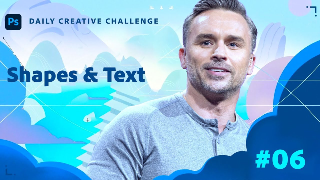 Photoshop Daily Creative Challenge - Shapes & Text - Dezign Ark