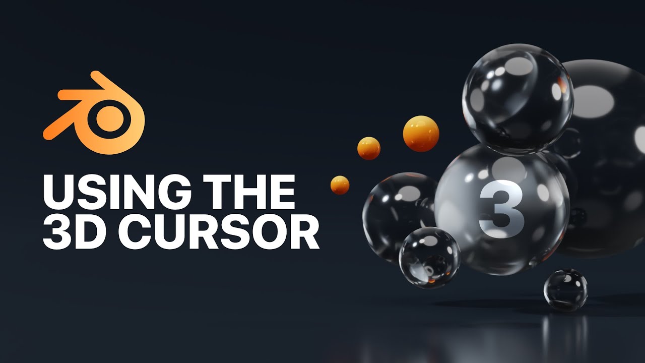 Blender for Beginners | Part 3 3D Cursor - Dezign Ark