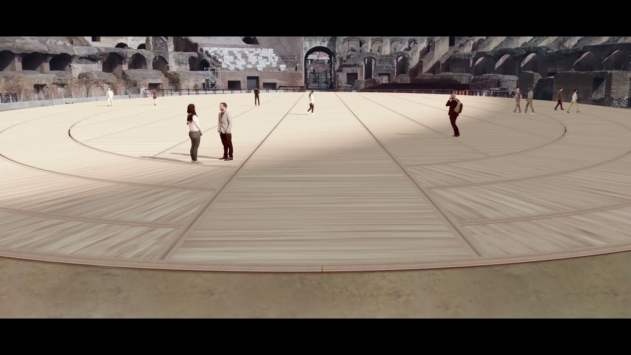 Plans revealed for Colosseum amphitheatre's retractable floor - Dezign Ark