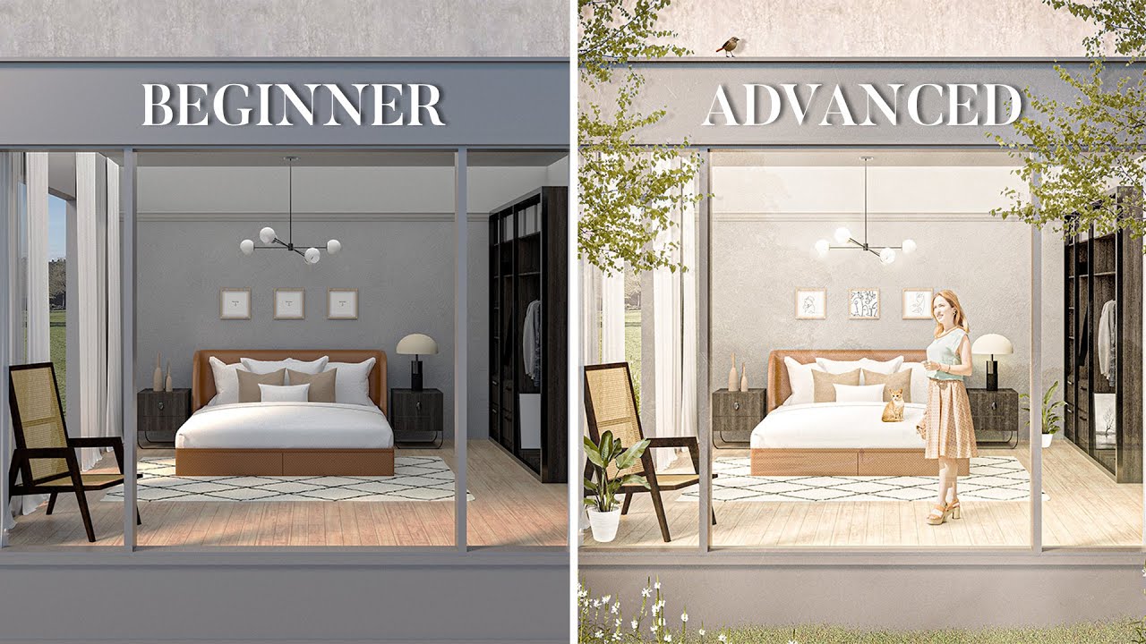 6 Levels of Architecture Post Production in Photoshop - Dezign Ark