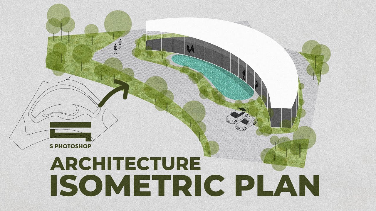 Architecture Isometric plan rendering by Photoshop - Dezign Ark